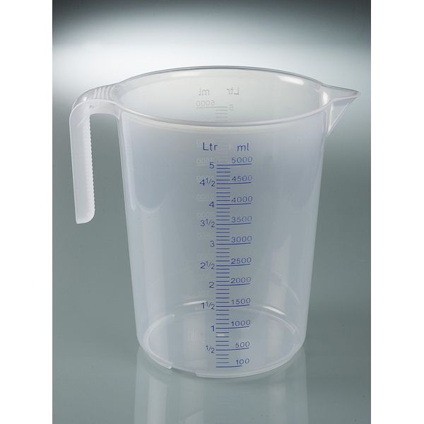 7210-5000 - Measuring jug industrial, PP, 5000 ml, stacking | Analytics-Shop
