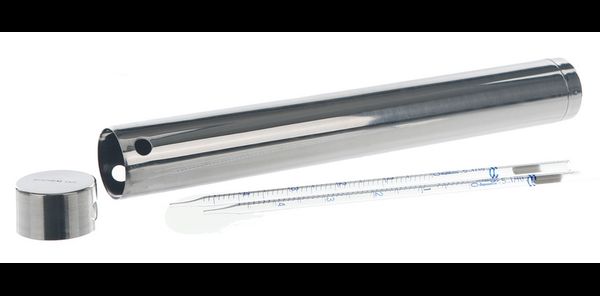 8984 - Pipette box 18/10 steel, rund, D=80mm, L=380mm | analytics-shop.com