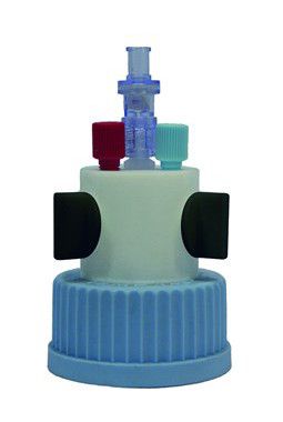 SHC-V2 - Smart Healthy Cap V2 GL45 2 outlets (1/8 inch) with shut-off ...