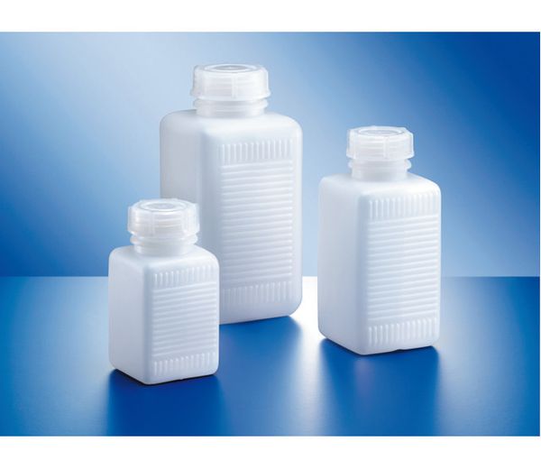 2000070540 - Wide Neck Bottle, HDPE natural, 1000 ml, rectangular, w/o Closure, 90/PAK ...