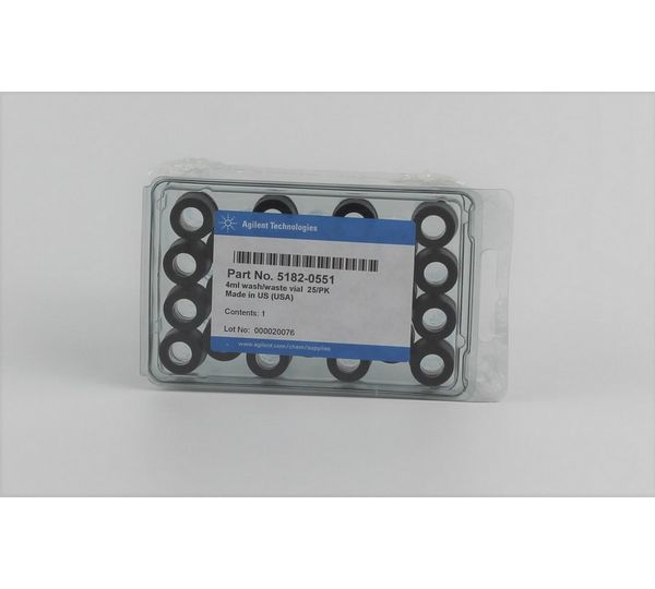 5182-0551 - 4 ml wash/waste Vial, 25 pc/PAK | Analytics-Shop