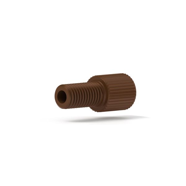 P-381 - Super Flangeless Nut PPS, 1/4-28 Flat-Bottom, For 1/8'' OD ...