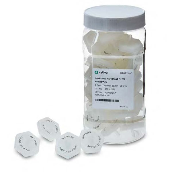6809-2002 - Syringe Filter, Anotop, Anopore, 25 mm, 0.02 µm, 50 pc/PAK ...