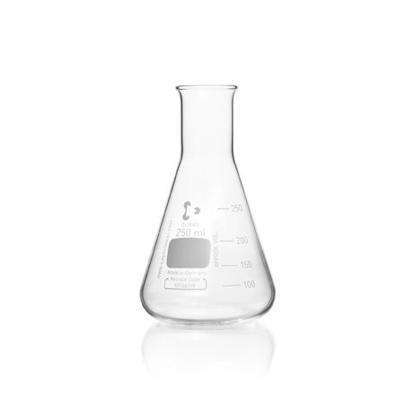 212163202 - Erlenmeyer flask/DURAN, 200 ml narrow neck, with graduation ...