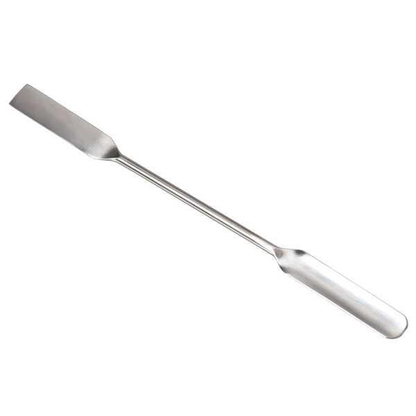 5386-0091 - Powder spatula square/half-shell, AISI 304, 150 mm, spatula ...