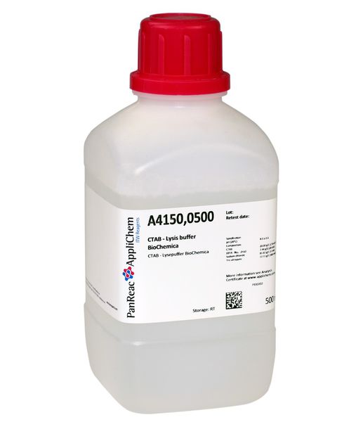 A4150,0500 - CTAB - Lysis buffer BioChemica,500 ml | Analytics-Shop