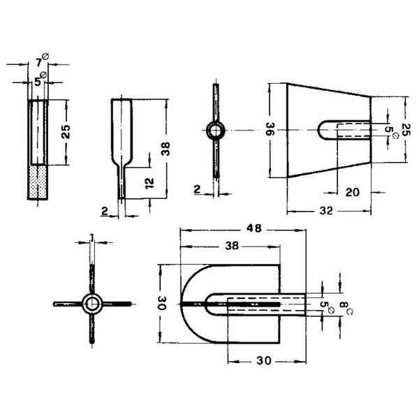2700750120 - Wiper, spatula form, red Wiper, spatula form, red ...