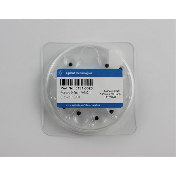 Agilent 5181-3323 - Ferrules, 0,4mm id, 15% graphite/85%Vespel, 0,1 to ...