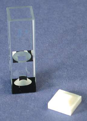 B0631132 - Macro/Semi-micro Cell, Quartz SUPRASIL , 500 µl | Analytics-Shop