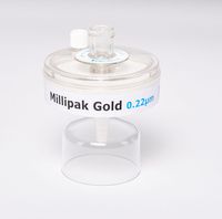 MPGL04GK2 - Filter Unit, Millipak-Gold, 40 ml, PVDF, 0.22 µm, 1/4 ...