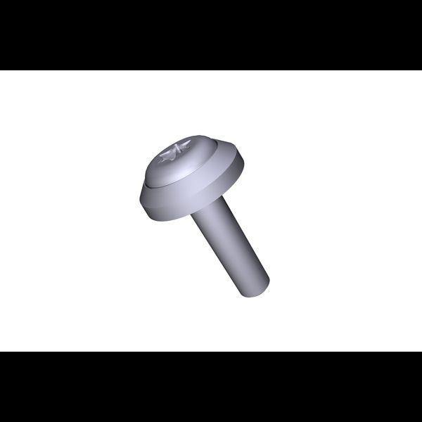 410003295 - Screw, Panel, M4 x 16. Blue | analytics-shop.com