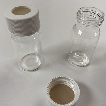 25795 - 20 ml, 27 x 56 mm, Clear Screw-Cap Septum Vials Kit, 72/PAK ...