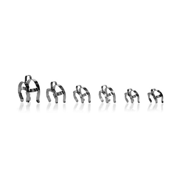 290330008 - KECK CLIP ASSORTMENT FOR CONICAL JOINTS, metal | Analytics-Shop
