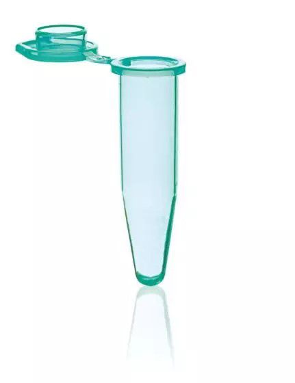 781313 - Single tubes PCR, PP, 0,5 ml, BIO-CERT PCR-Q, green, withWith ...
