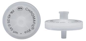 729213.400 - Spritzenvorsatzfilter, Chromafil Xtra, PA, 25 mm, 0,45 µm, 400 St/Pkg | Analytics-Shop
