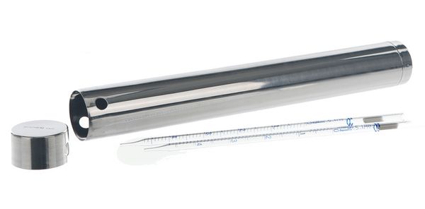 8983 - Pipette box 18/10 steel, round, D=65mm, L=450mm | Analytics-Shop