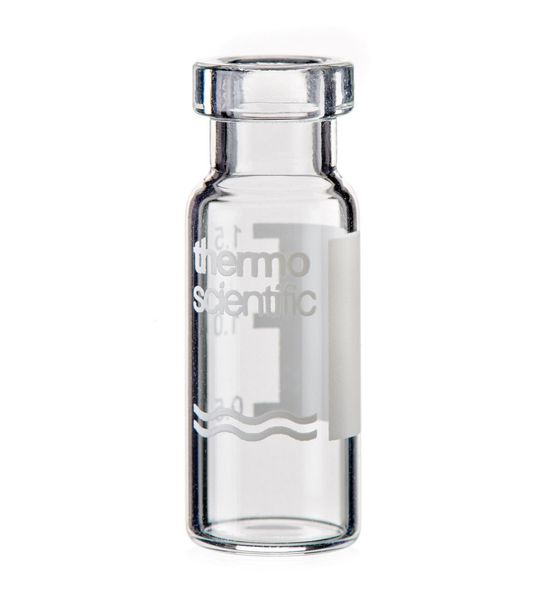6ACV11-1PF - SureSTART 2 ml Crimp Glass Vial, Level 2, clear Glass ...