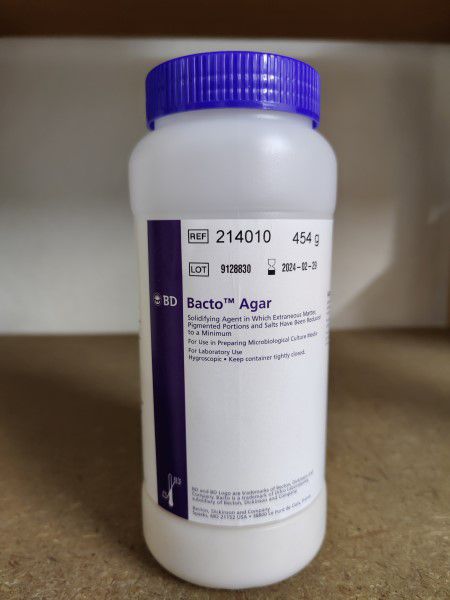 214010 - Difco™ Agar, (previously called Bacto Agar), 454 g | Analytics ...