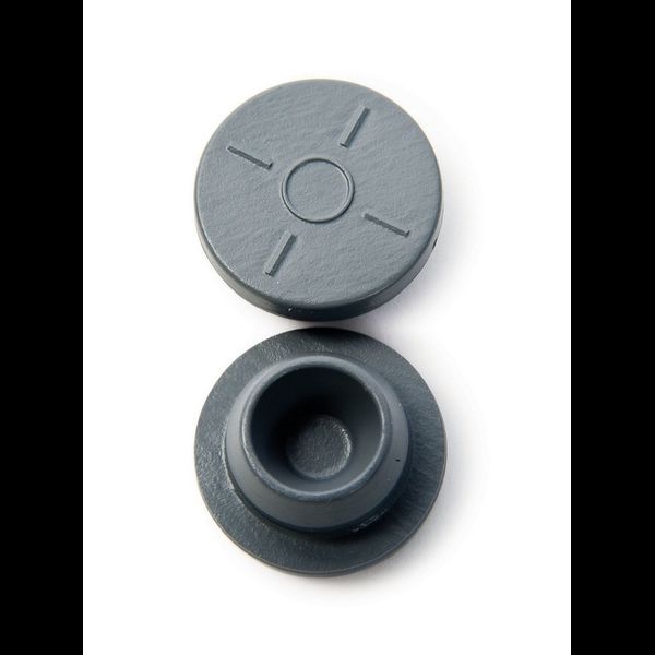 6A20BSF - SureSTART 20 mm Stoppers, Level 2, grey Bromobutyl Rubber ...