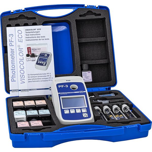 934119 - Compact photometer PF-3 Pool incl. test kits, in rugged case ...