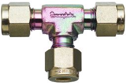 22580 - Silcosteel-CR Fittings 1/4 Union Tee Swagelok# SS-400-3 ...