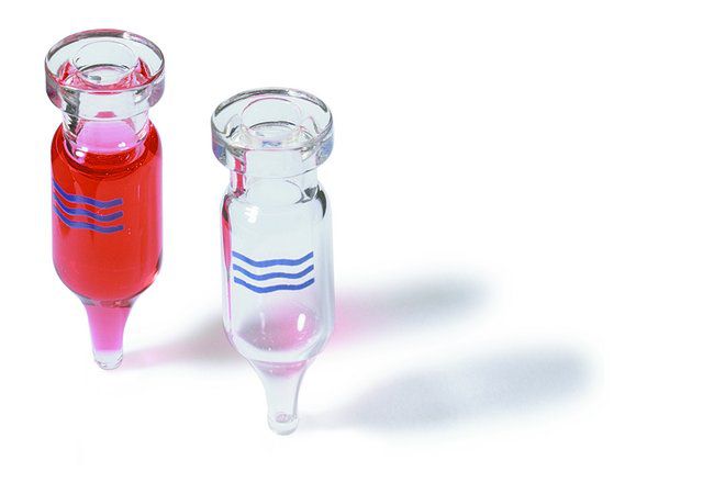 27333 - Vials, crimp top, 0.9 mL, clear glass vial, conical bottom ...