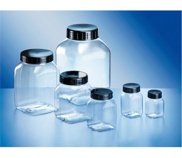 2000084404 - Wide Necked square container, PETG, 2000ml, w/o screw ...