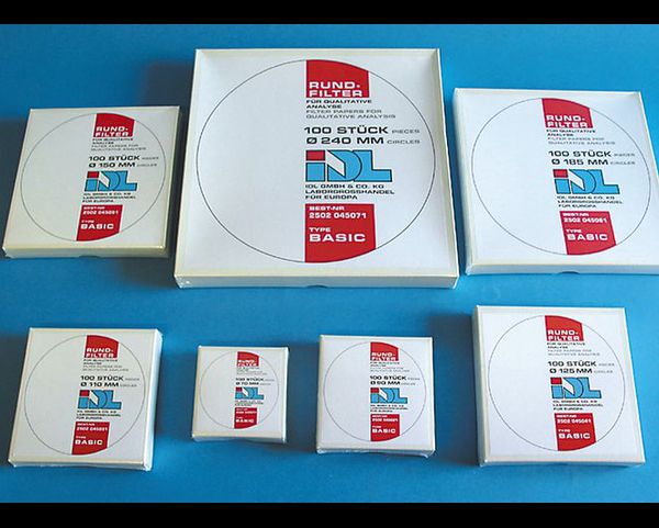 1000213070 - Filter Papers, round, Grade Blue, 240 mm, 100/pak ...