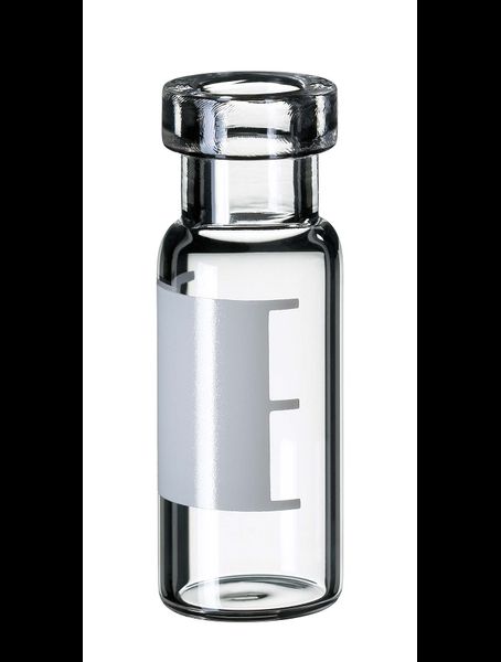 Agilent 5182-0543 - Vial, crimp top, clear with write-on spot, certified, 2 mL, 100 pcs ...