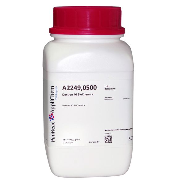 A2249,0500 - Dextran 40 BioChemica,500 g | Analytics-Shop