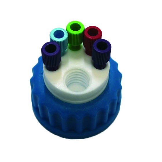 SW45-5-C - Smart waste cap GL45 with 1 charcoal cartridge filter ...