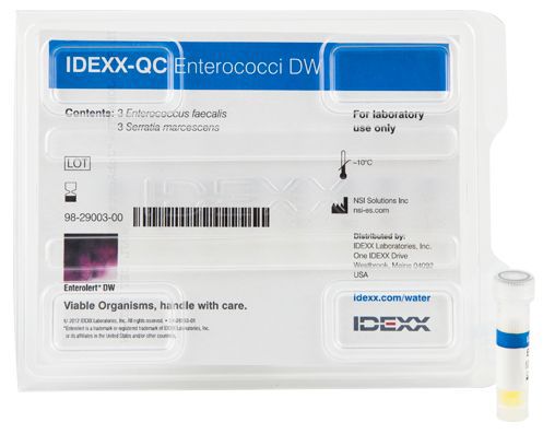 98-29003-00 - IDEXX-QC Enterococci Drinking Water (3 - E. faecalis, 3 - S. marcescens ...
