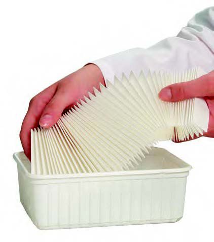 10345572 - Paper folding strips grey, Grade 3236, 50 double folds, 110 ...