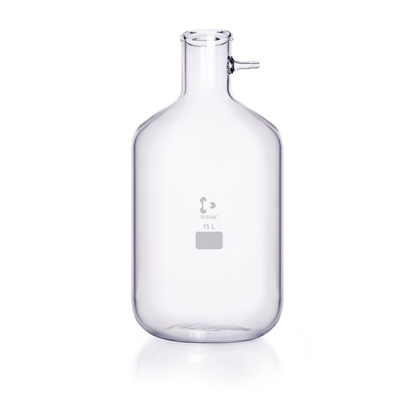 211918803 - Filtering flask, Duran, glass, 15000 ml, flask form, glass ...