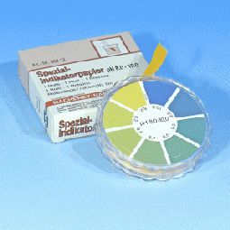 90212 - Special indicator paper pH 8,0...10,0 with color scale (reel ...