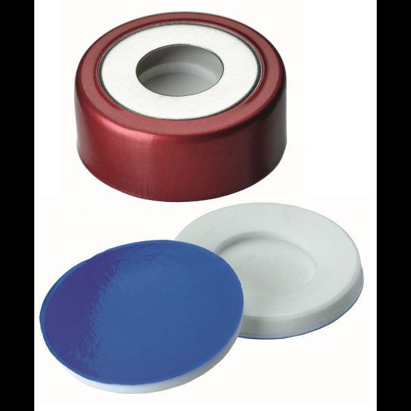 AAV31144579 - 20mm magnetic bimetal flanged cap, red lacquered, 8mm ...