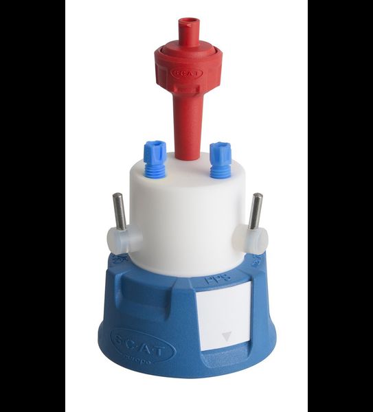 307919 - SafetyCap II, V2.0, GL45, with 2x shut-off, 2x PFA-fitting 3.2 ...
