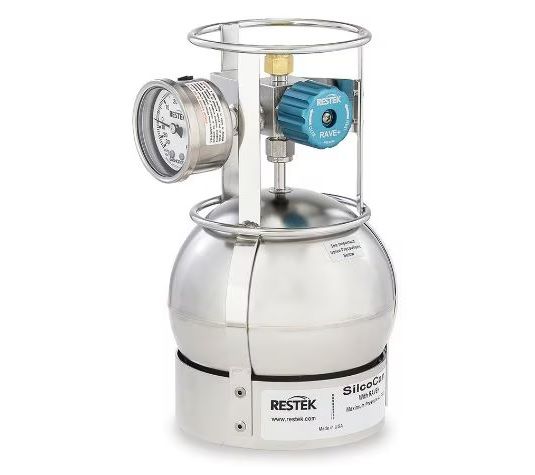 27308 - Air Sampling Canister SilcoCan, 6 L, with 3-Port RAVE+ Valve ...
