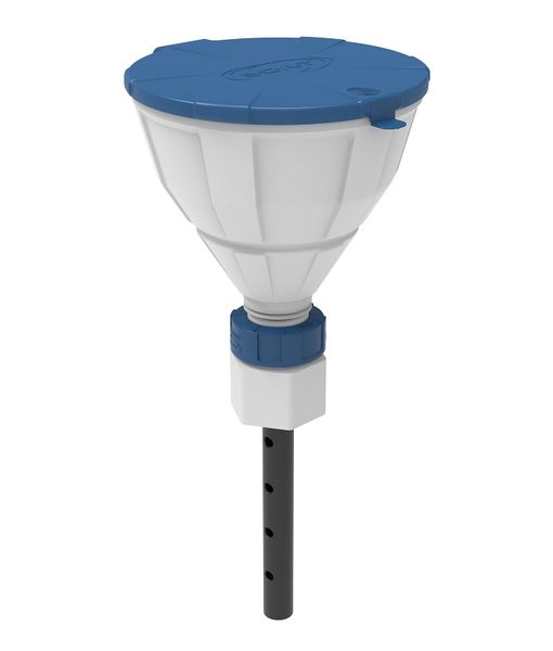 317632 - Funnel ''ARNOLD'' with ball-valve and lid, V2.0, B53, HDPE ...