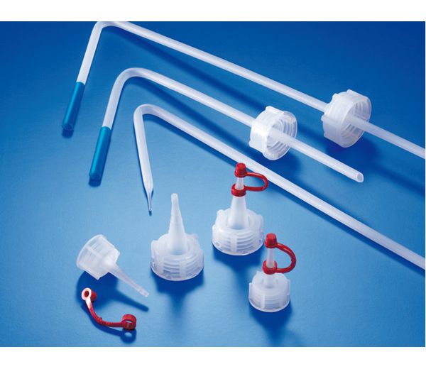 2000073350 - Cap with holding strip, PVC, red for all Dropper Closure ...