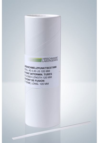 9211380 - Melting point determ.tubes, 1 end closed L.xO.-dia. 80/1,35mm, 10 x 100 pc/PAK ...