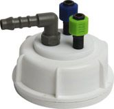 JR-S-15052 - VICI-Cap DIN50, 3 ports, with M10x1 Port, incl. plugs and ...