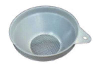 TAM-PE - Sieve white PE-HD for funnel, ball valve | Analytics-Shop