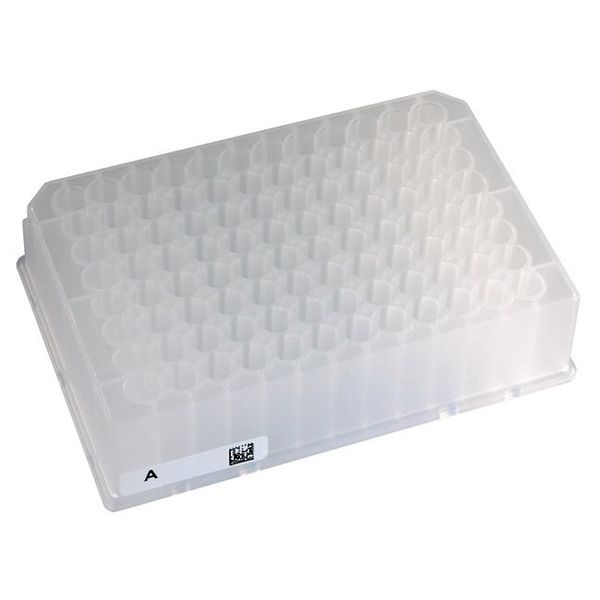 60180-P217B - Cert 96 Well plate, 7mm round-V base, 220µl, PP, Barcoded ...