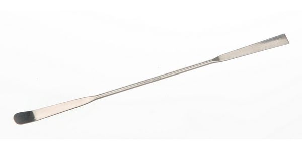 3144 - Double spatula 18/10 steel, LxW=200x9mm | Analytics-Shop