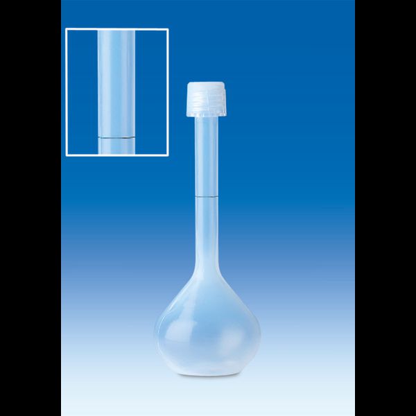 107297 - Volumetric flask, PFA, class A, with screw cap, PFA, 50 ml | analytics-shop.com