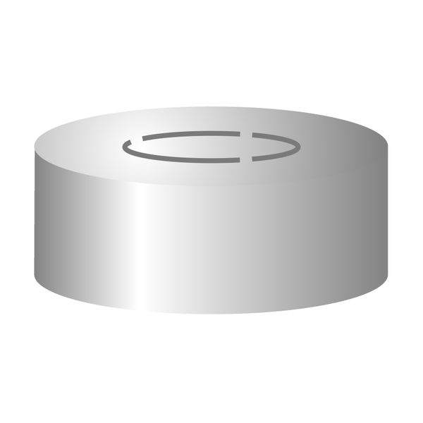 70236.1 - N 20 Aluminium Center Tear Off Cap, silver pack of 100 ...