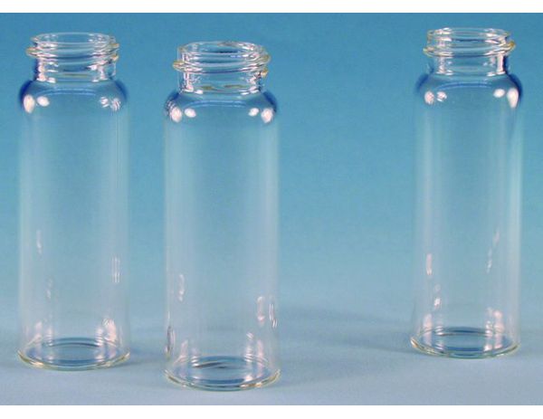 27184 - Vials, screw top, clear glass (vial only), volume 40 mL, clear ...